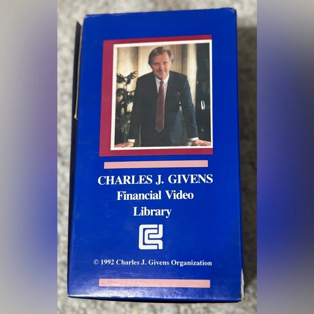 Office | Charles J Givens Financial Video Library Vhs Set 4 Tapes 1992 ...